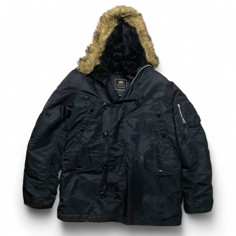 Jual Alpha Industries Parka jacket N3B Knox Military black Authentic ...