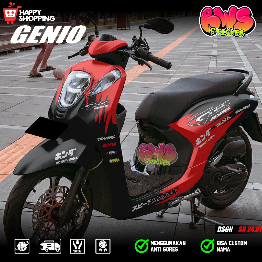 Jual COD Sticker Decal Full Body Motor Honda Genio 2019 2020 2021 2022 ...