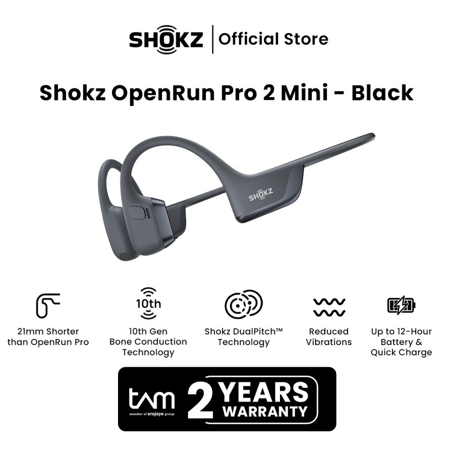 Jual Shokz OpenRun Pro 2 Mini - Black | Shopee Indonesia