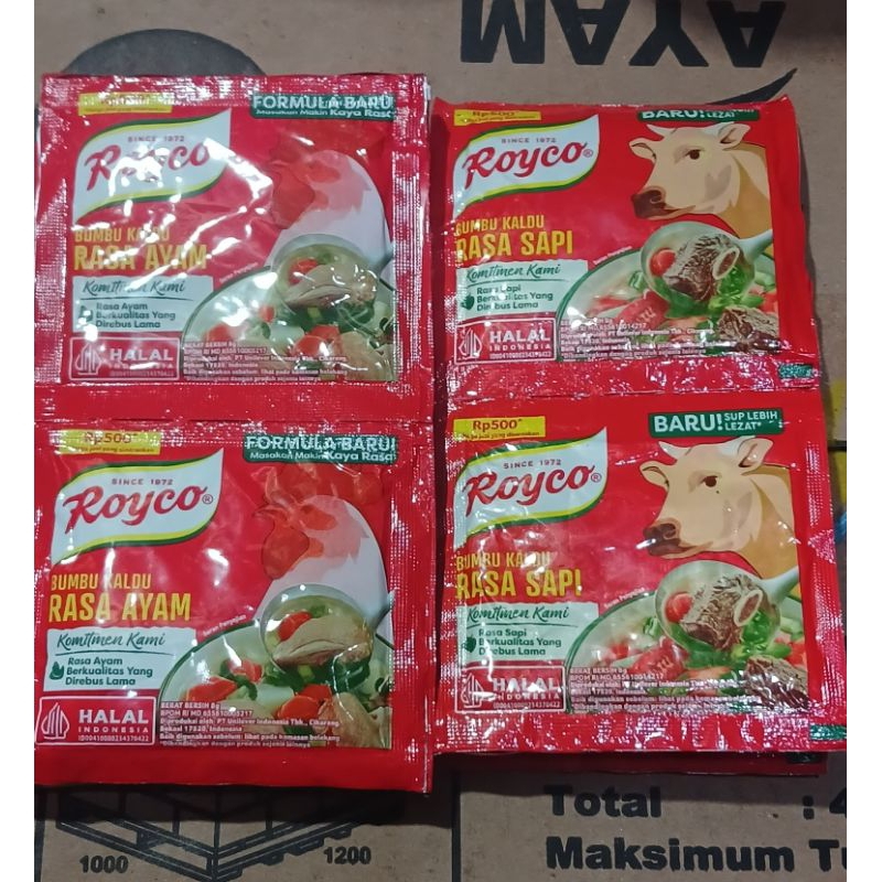 Jual [PCS] ROYCO SACHET AYAM/SAPI KEMASAN RENCENG | Shopee Indonesia