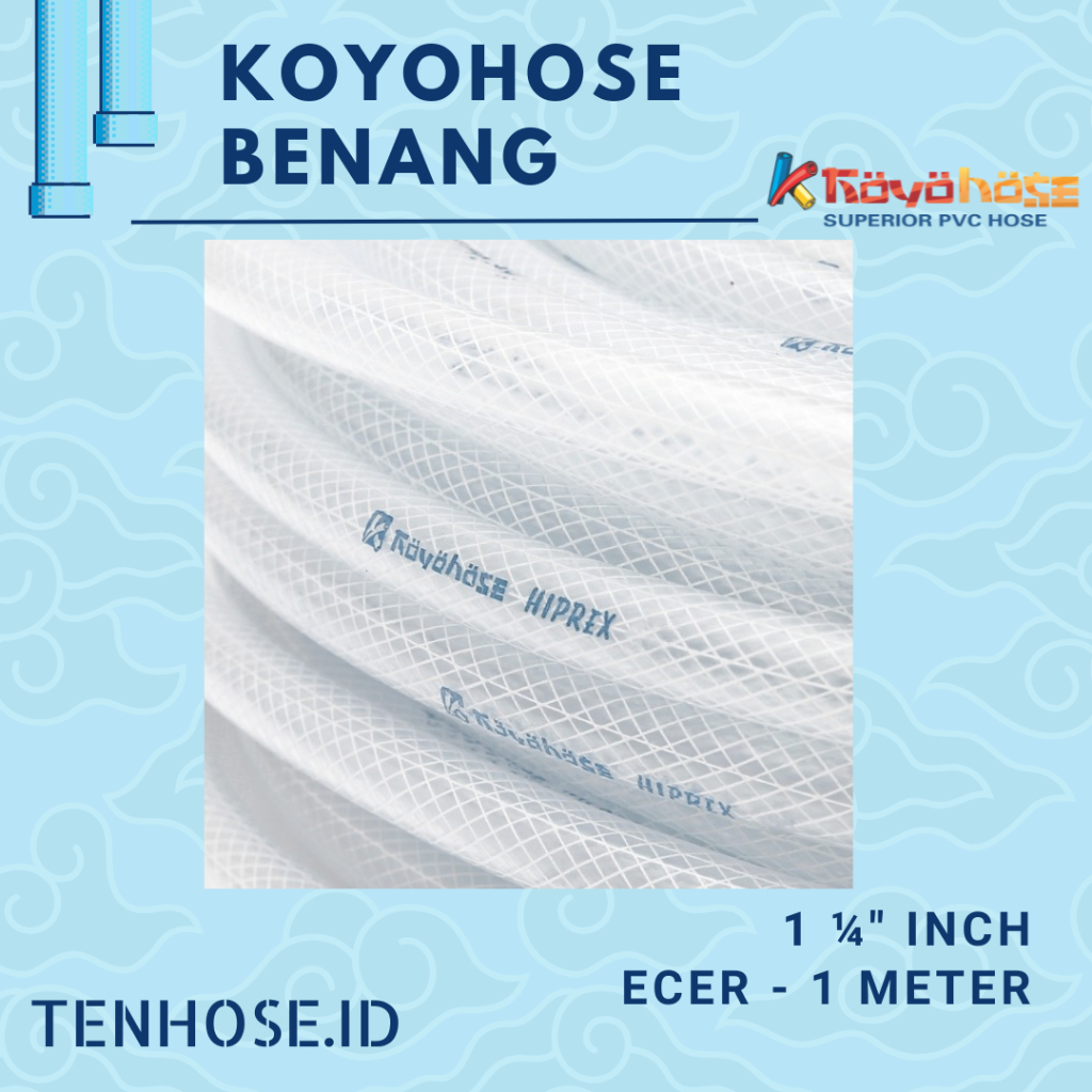 Jual Selang Air Serat Benang Koyohose 1 ¼" Inch Jual per Meter Tebal Roll Air Taman | Shopee ...