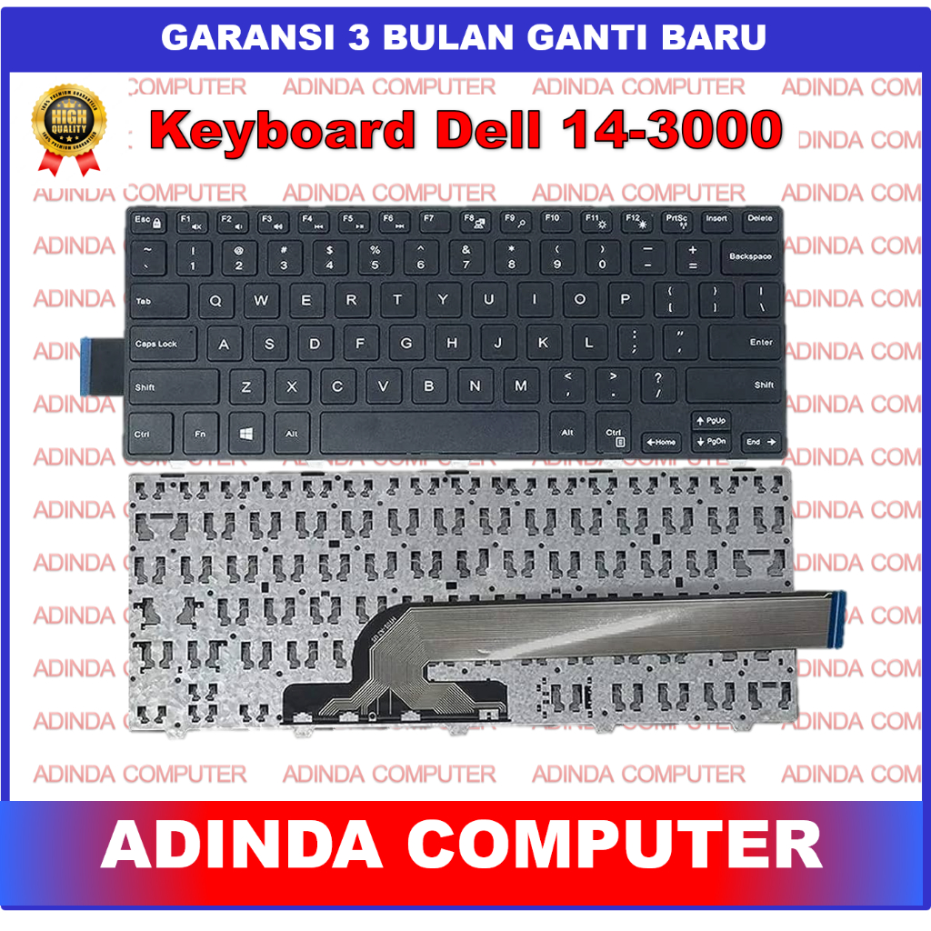 Jual Keyboard DELL Inspiron 14-3000 14-3441 14-3442 14-3446 14-3447 14 ...