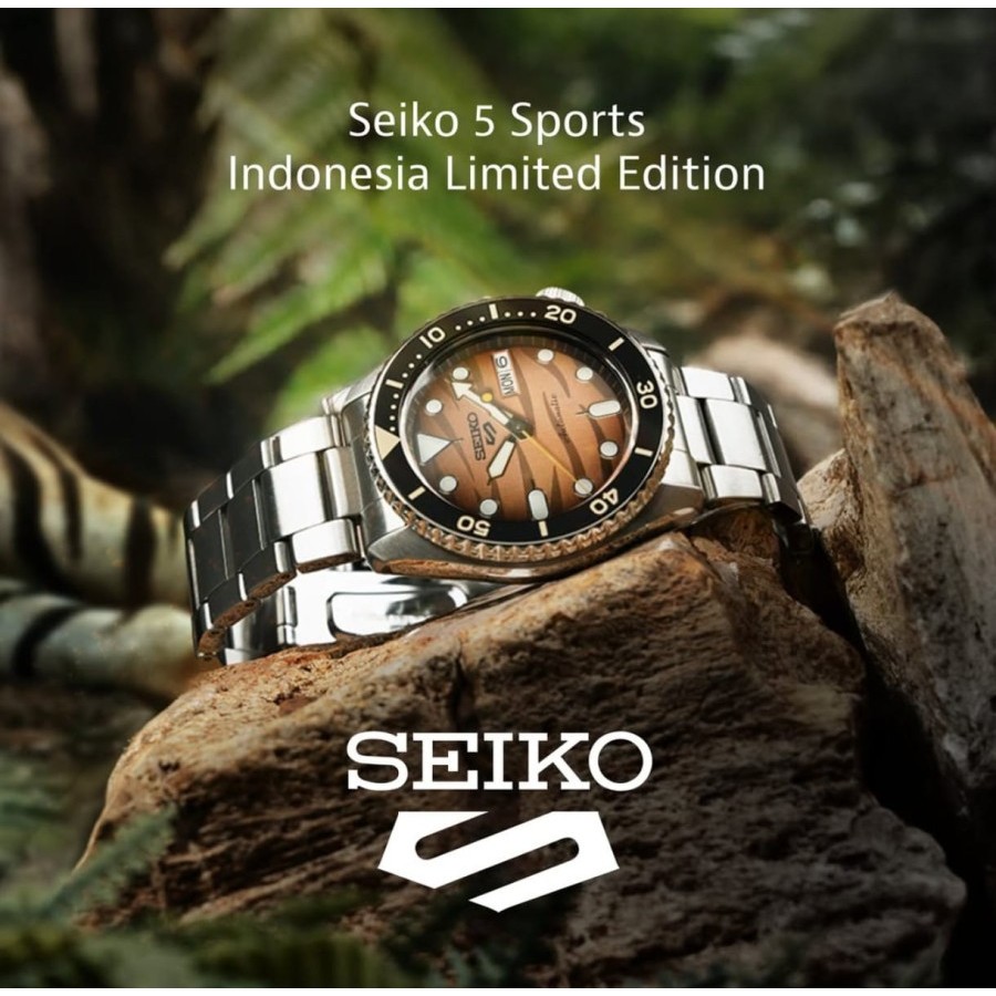 Jual Jam Tangan SEIKO Pria Original SK SRPL45K1 Harimau Sumatera Indonesia 3rd limited edition ...