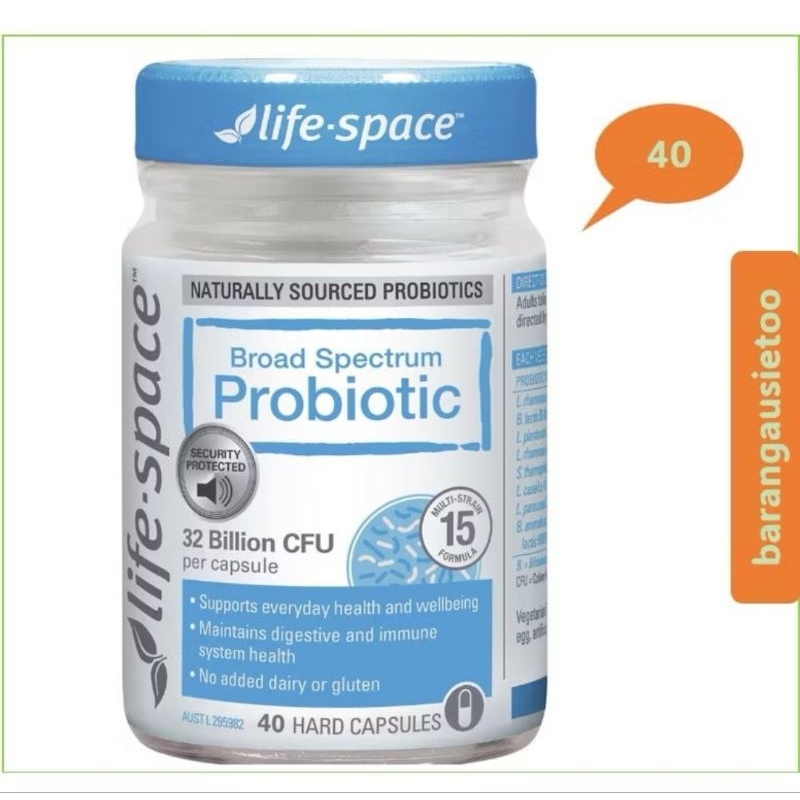 Jual Lifespace Broad Spectrum Probiotic Life Space Probiotics Obat Gred isi 40 Kapsuls | Shopee ...