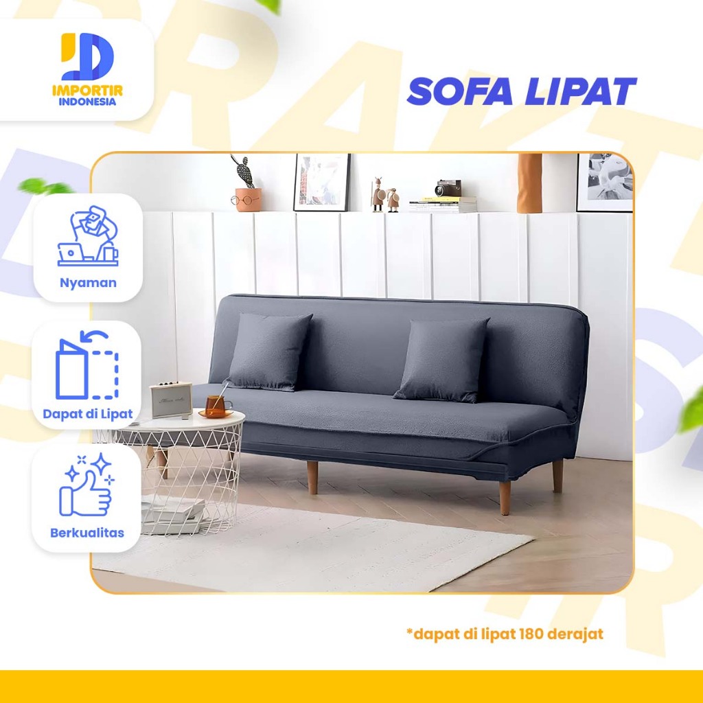 Jual IMPORTIR Sofa Lipat Minimalis Sofa Bed Multifungsi Desain ...
