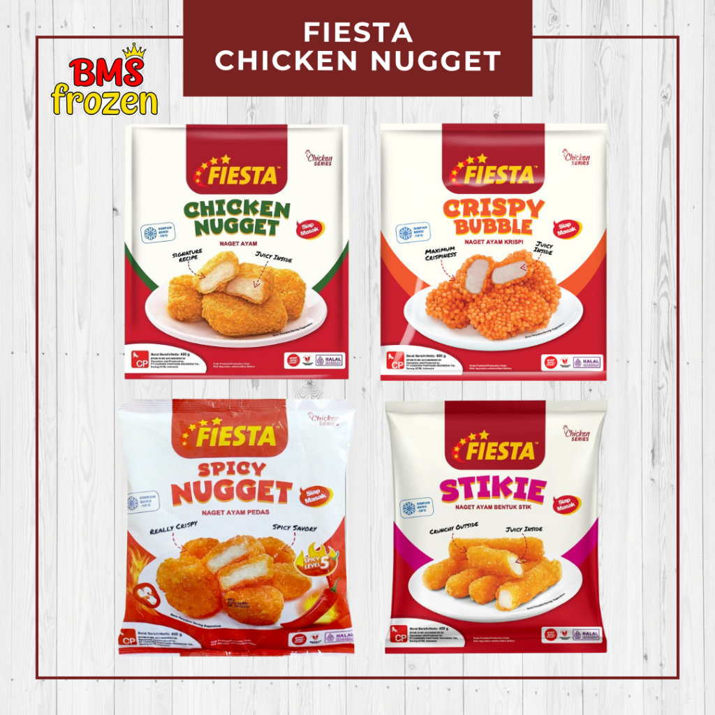 Jual BMS Frozen Food | Fiesta Chicken Nugget - Fiesta Crispy Bubble ...