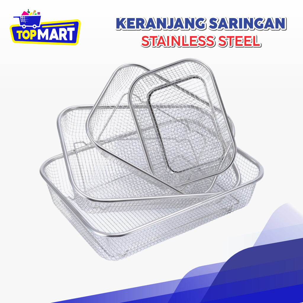 Jual TOPMART - Keranjang Saringan Baskom Rectangle Colander Strainer ...