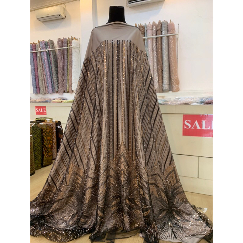 Jual Kain Brokat Tile Payet (120) | Shopee Indonesia