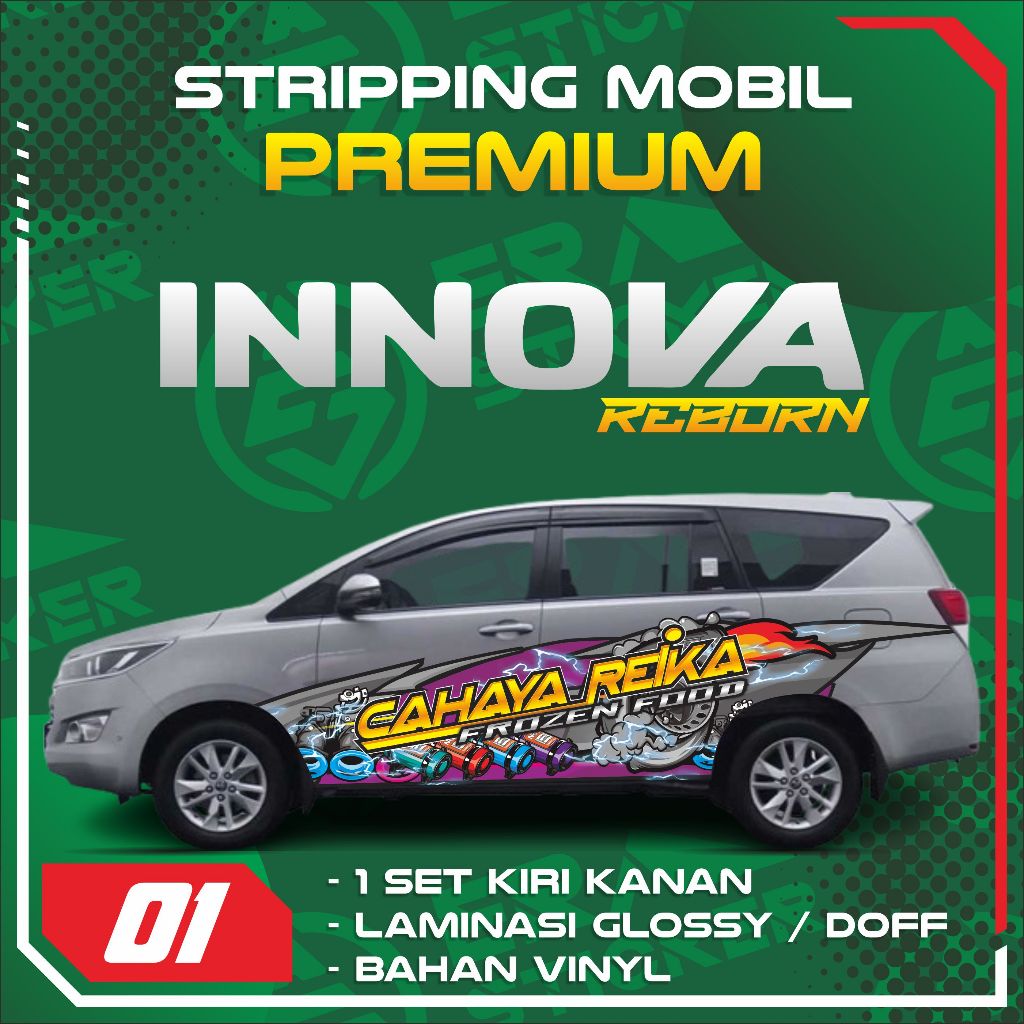 Jual Stripping Innova Reborn Variasi Stiker Toyota Innova | Shopee ...