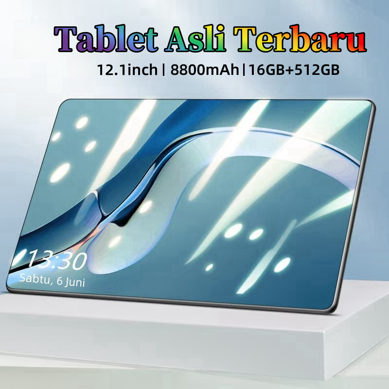 Jual Tablet Baru Asli 16GB + 512GB 5G / WIFI Tablet Android 12.1 Inch ...