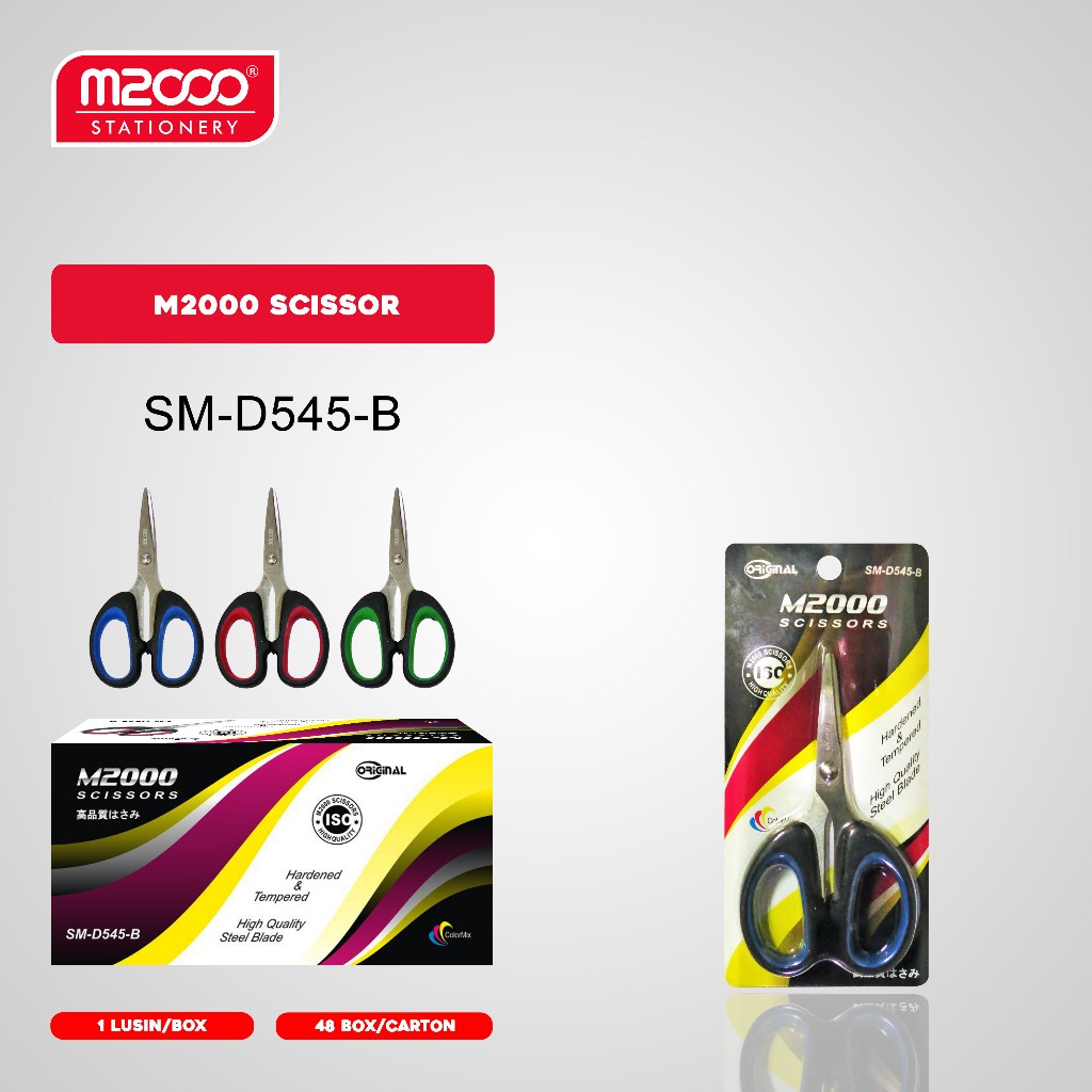 Jual M2000 Gunting Kertas / Stainless Steel Scissors M2000 | SMD-545-B ...