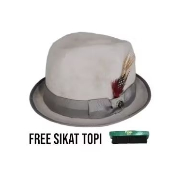 Jual Topi Fedora Model 20 Putih Tulang/Vintage/Elegan | Shopee Indonesia