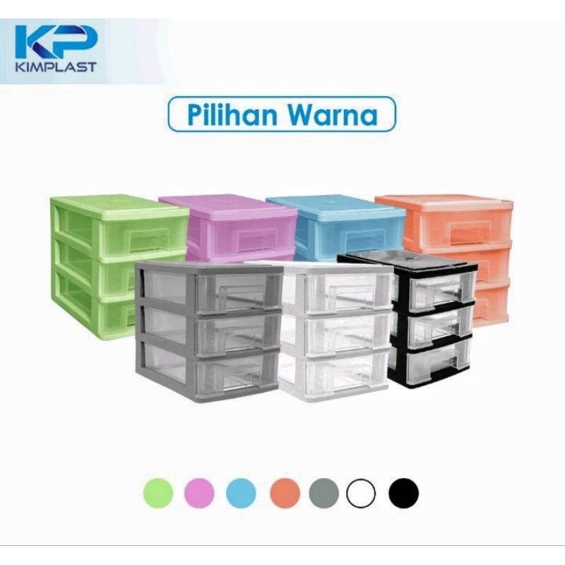 Jual LACI ALAT TULIS CONTAINER LACI MAKE UP RIASAN TEMPAT LACI SERBAGUNA SUSUN 3 KIMPLAS MINI ...