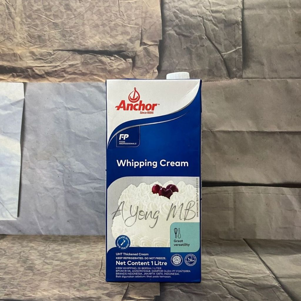 Jual ANCHOR WHIPPING CREAM 1 LITER / WHIP CREAM ANCHOR | Shopee Indonesia
