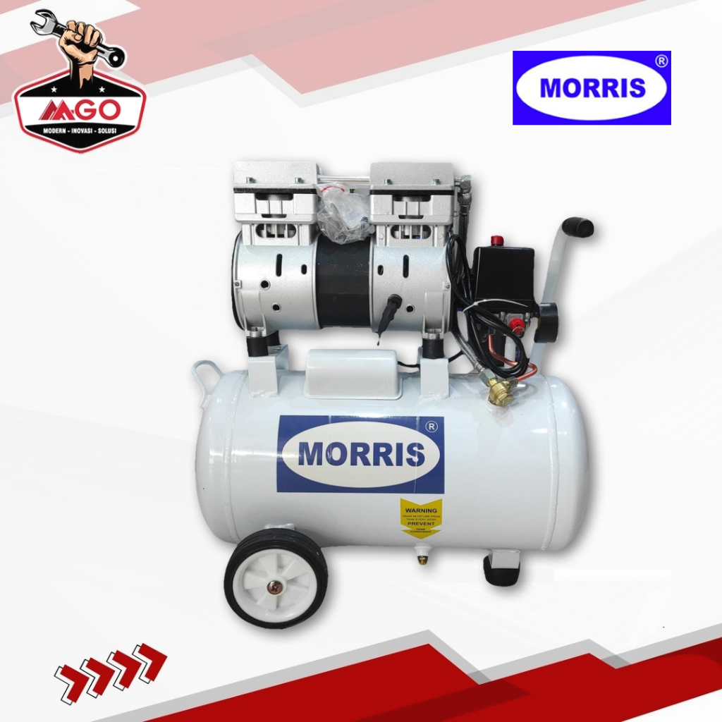 Jual Kompressor Udara 1 HP / Air Compressor MORRIS MOC 24-1 | Shopee ...