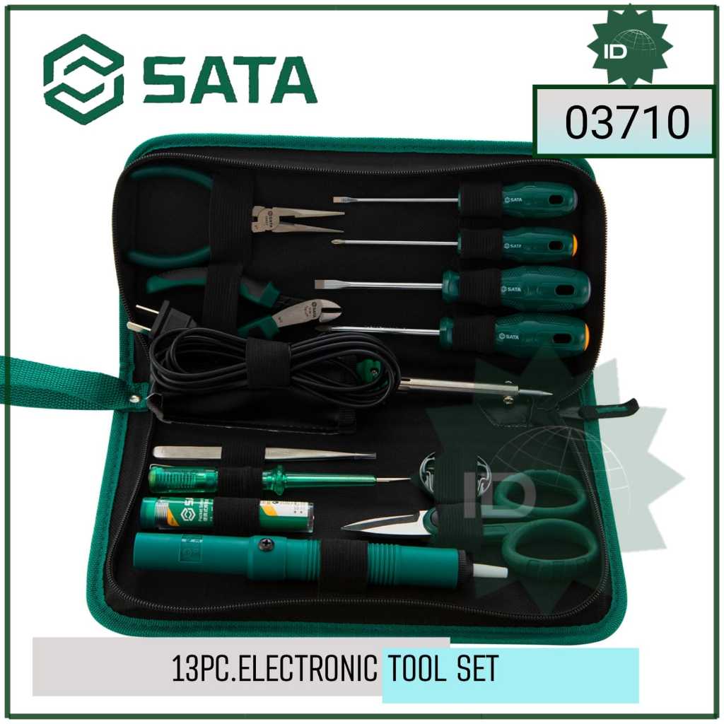 Jual Tool Kit Set 03710 13Pc. Electronic Tool Set Sata Tools | Shopee Indonesia