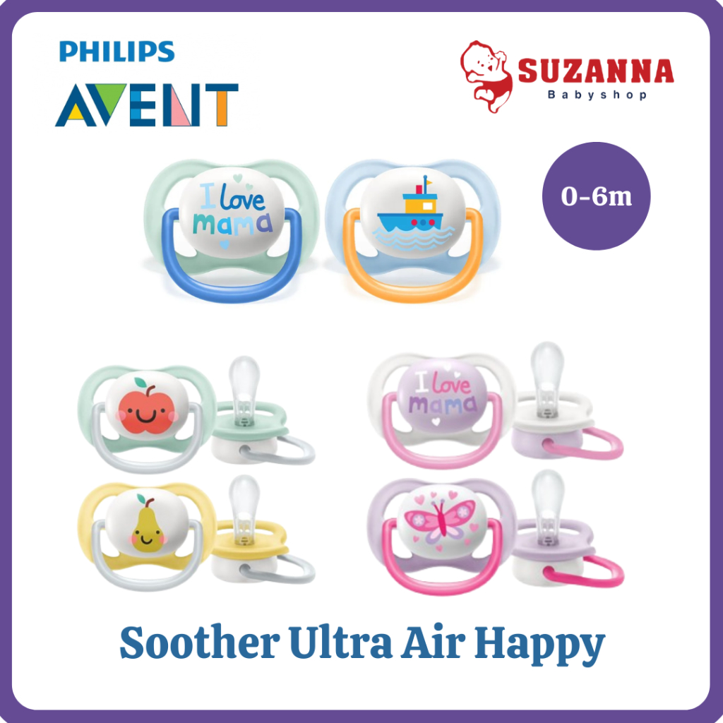 Jual Philips Avent Soother Ultra Air 0-6m / Empeng Bayi | Shopee Indonesia