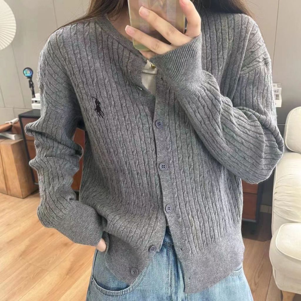 Jual YOYO Julee Knit Cardigan Premium Import Logo Polo Cardigan Wanita ...