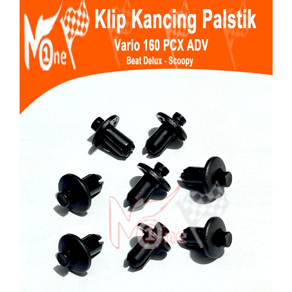 Jual Baut Kancing Klip Clip Plastik Rivet Body Honda VARIO 160 PCX ADV ...