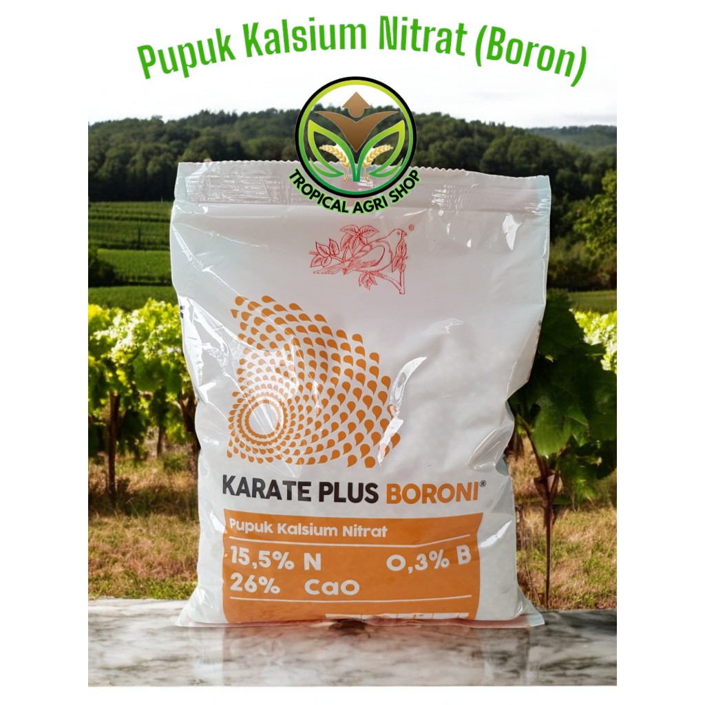 Jual PUPUK MEROKE KARATE PLUS BORONI 1 KG KEMASAN PABRIK KALSIUM NITRAT ...