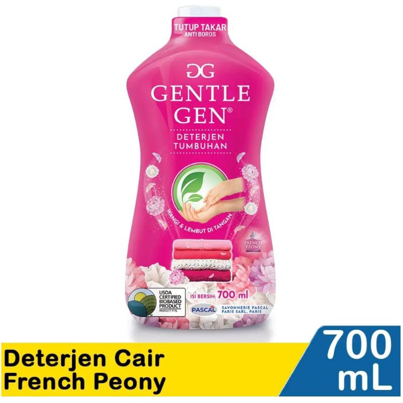 Jual Gentle Gen Deterjen Cair Detergen Tumbuhan 700ml Gentle Gen Botol ...