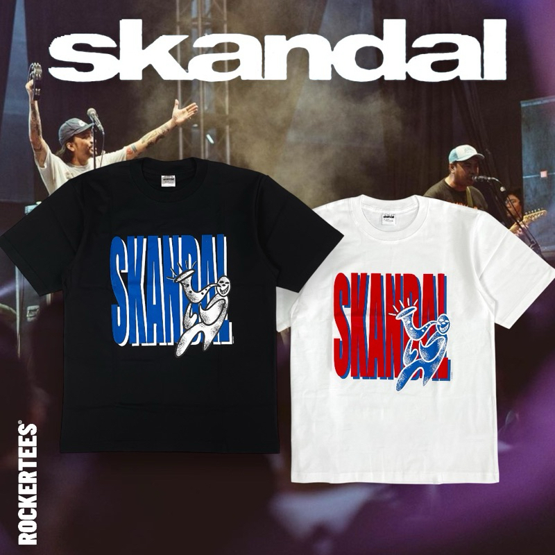 Jual SKANDAL - JIVE BLACK WHITE TSHIRT | ORIGINAL MERCHANDISE | Shopee ...