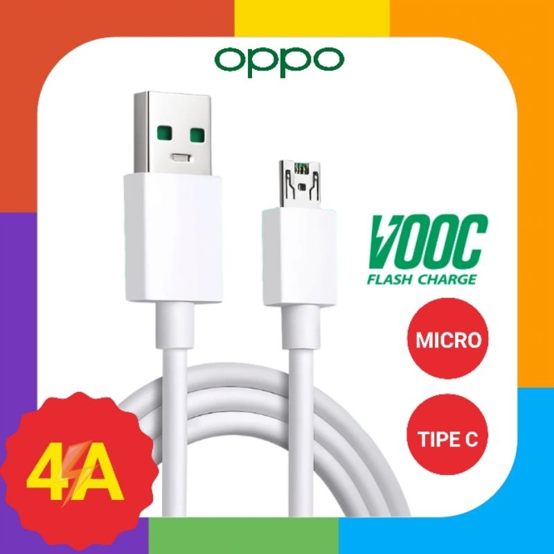 Jual OPPO CX-01 Kabel Data Oppo Original, Micro Usb, Tipe C, Vooc, 4 ...