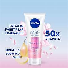 Jual Nivea Extra Bright Miracle Sweet Premium Fragrance Body Serum 180ml | Shopee Indonesia