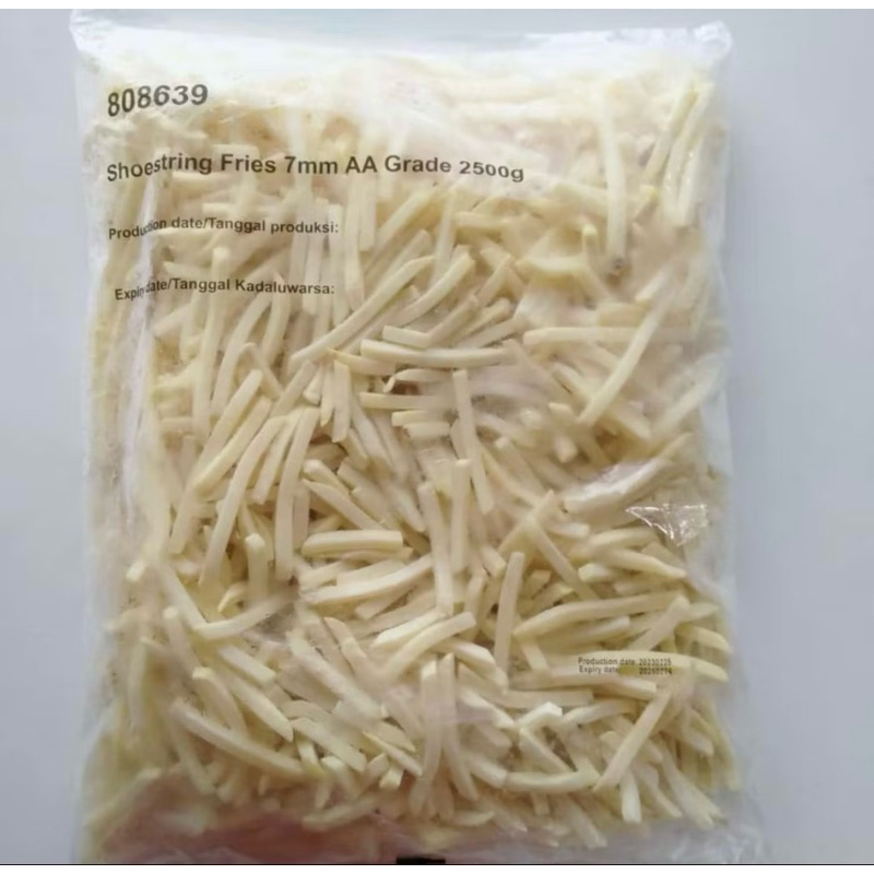 Jual [ IMPORT] kentang goreng berat 2,5kg / kentang shoestring ...