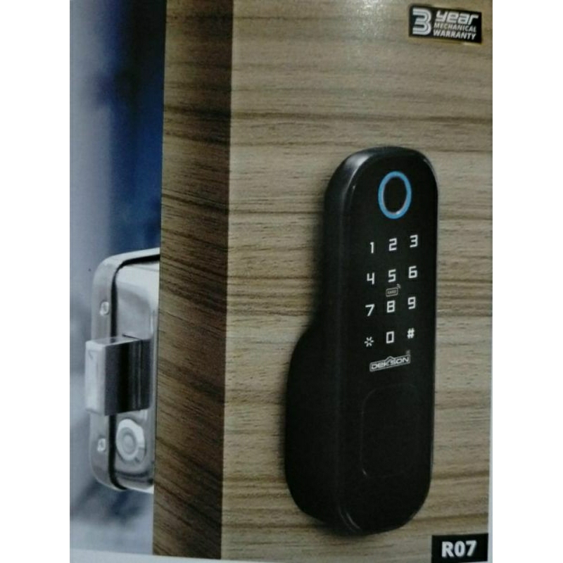 Jual Electronic Lock Dekkson ELC 9318 MF PASS BT-R07 BLACK/Gagang Pintu ...