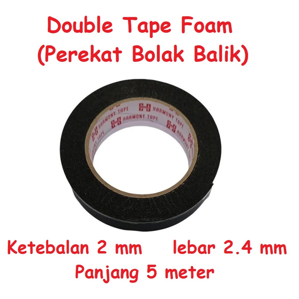 Jual Harmony Double Tape Foam - Isolasi Pe Foam Bolak Balik | Shopee Indonesia