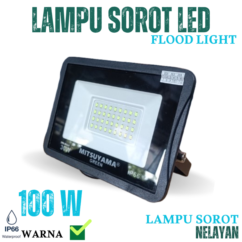 Jual LAMPU SOROT NELAYAN HIJAU 100 WATT LAMPU SOROT IKAN 100 WATT LAMPU ...