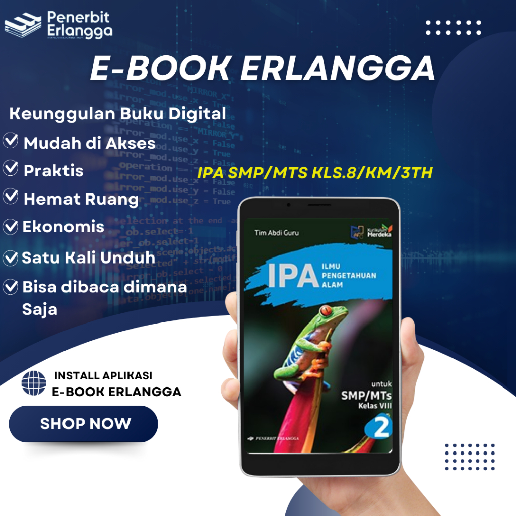 Jual [Erlangga Official] Buku Digtiatl: Ipa Kelas 8 SMP Kurikulum ...