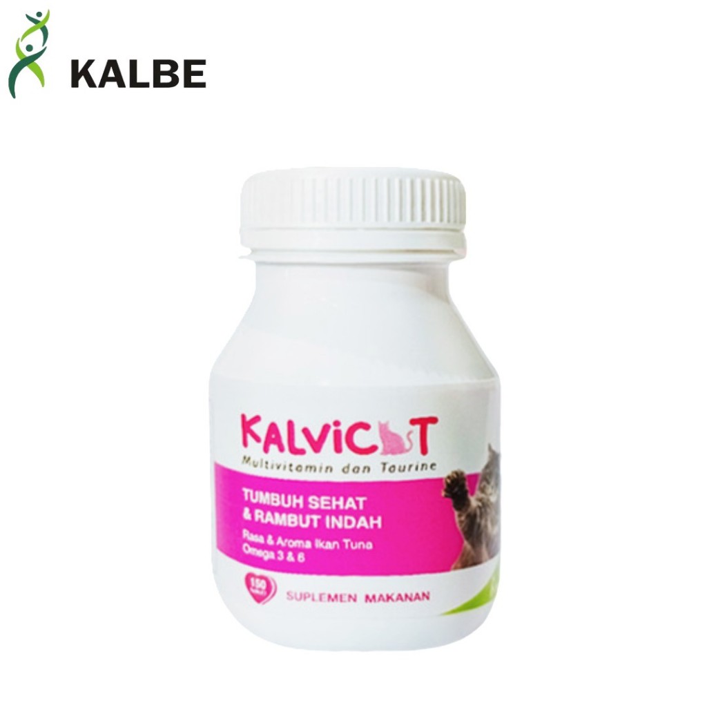 Jual KALVICAT MULTIVITAMIN KUCING KALVI CAT 150tabs by Kalbe | Shopee ...