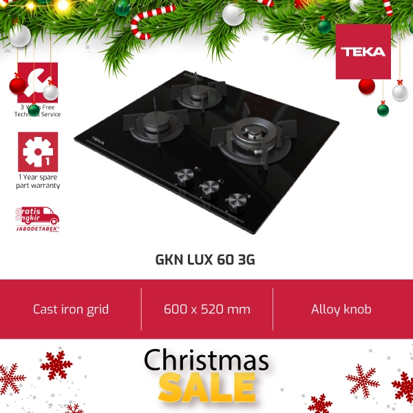 Jual Teka Kompor Tanam GKN LUX 60 3G 60 cm | Shopee Indonesia