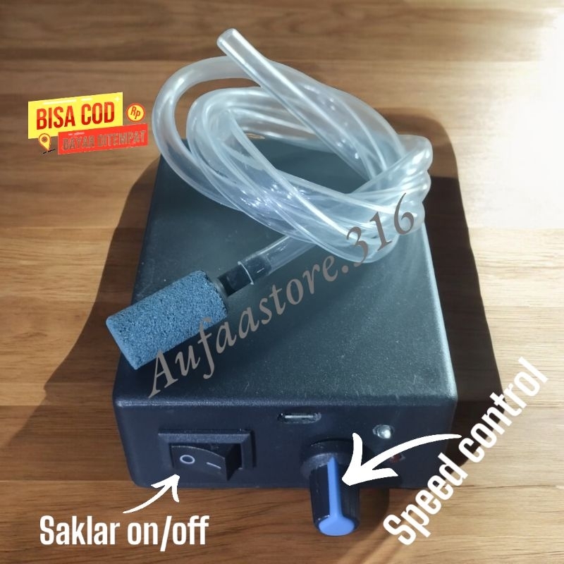Jual aerator potensio aerator portable aerator cas aerator charger ...