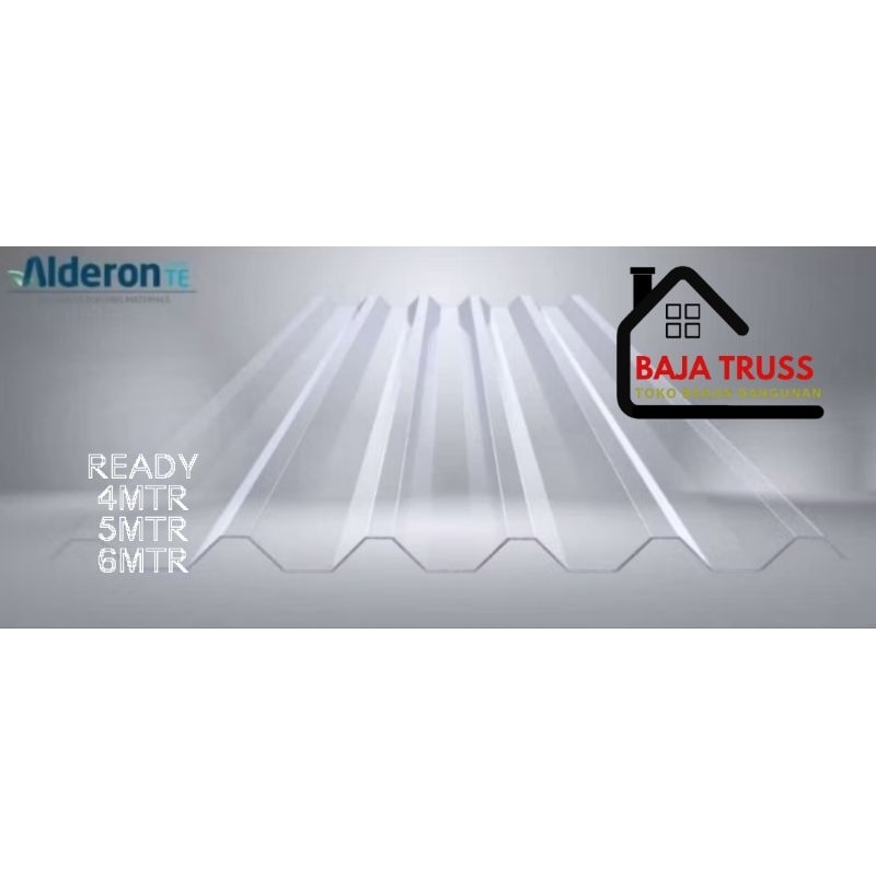 Jual ALDERON TRANSPARANT DOUBLE LAYER 4MM 830MM,READY 3,4,5,6MTR ...