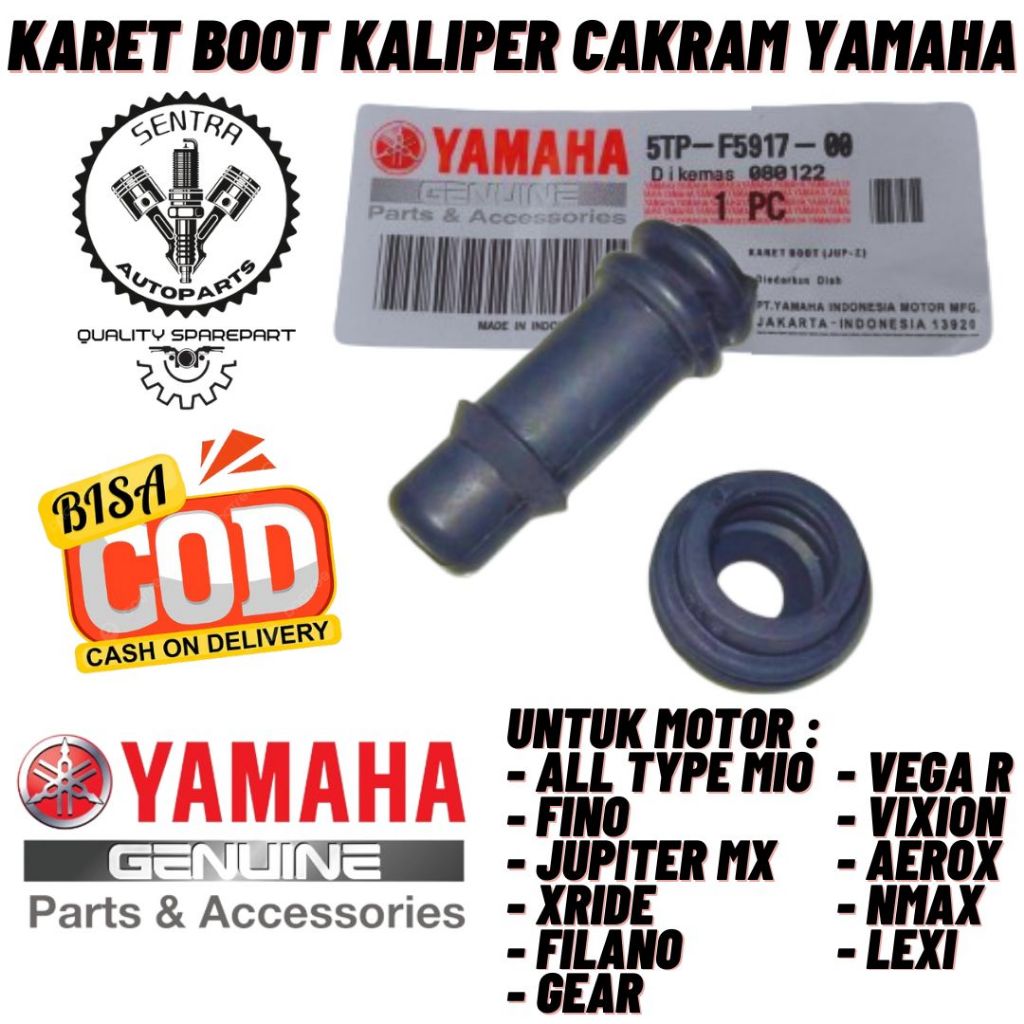 Jual Original YGP Karet Boot Kaliper Usus Cakram Yamaha Mio Fino Xride Jupiter MX Vega R Aerox ...