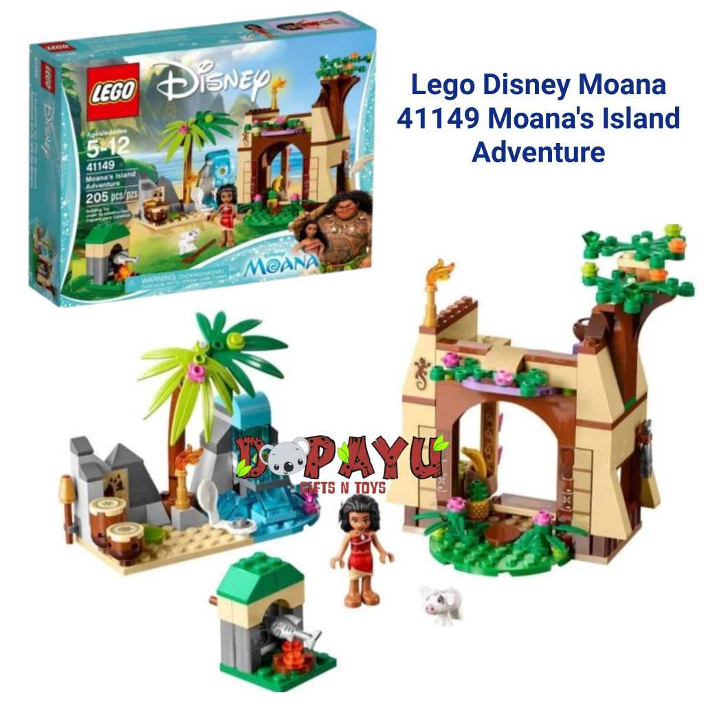 Jual Lego MOANA 41149 DISNEY Moana's Island Adventure Original | Shopee ...