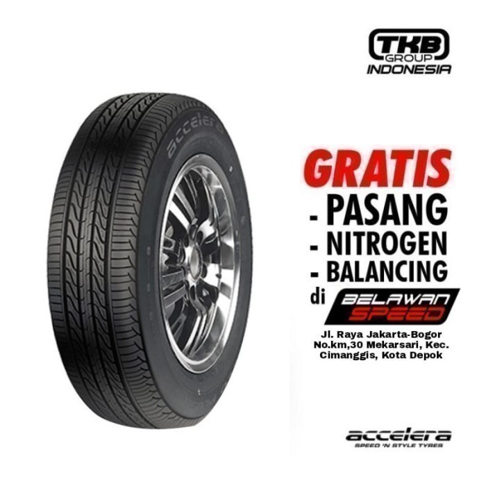 Jual BAN MOBIL TUBLES MERK ACCELERA ECO PLUSH UKURAN 205 65 R16 RING 16-BELAWAN SPEED CIMANGGIS ...