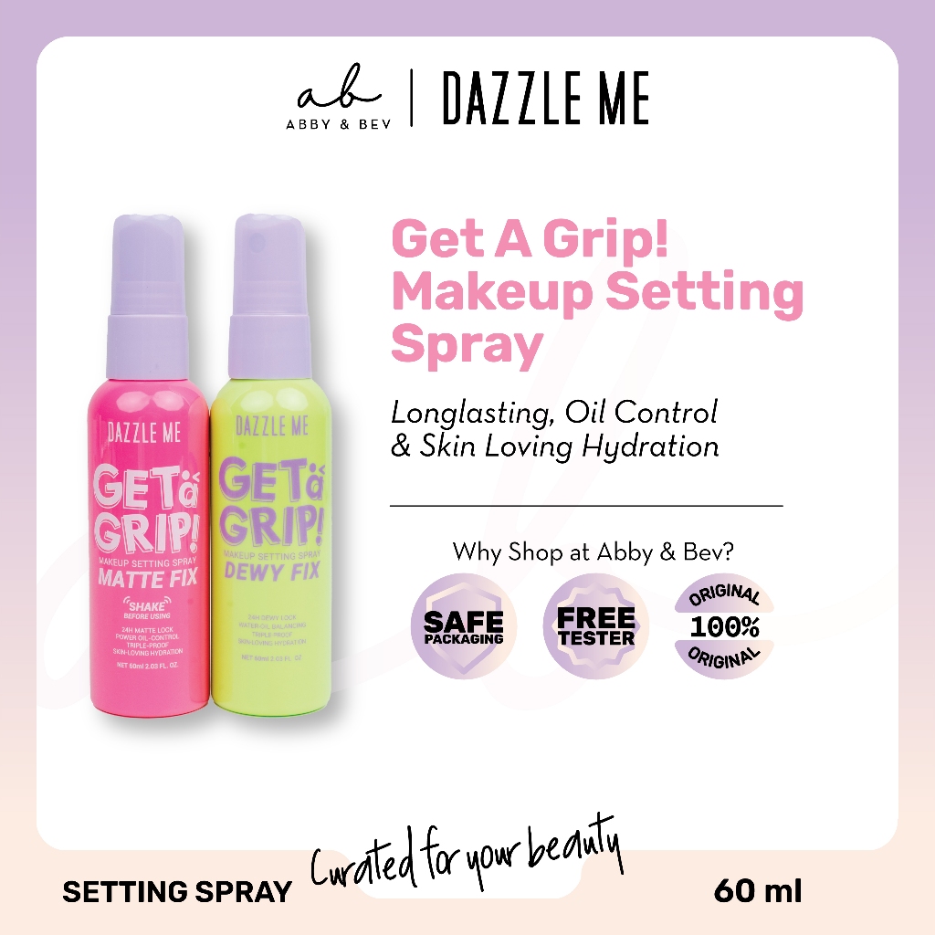 Jual AB - Dazzle Me Get a Grip! Makeup Setting Spray [60ml]/ Setting ...