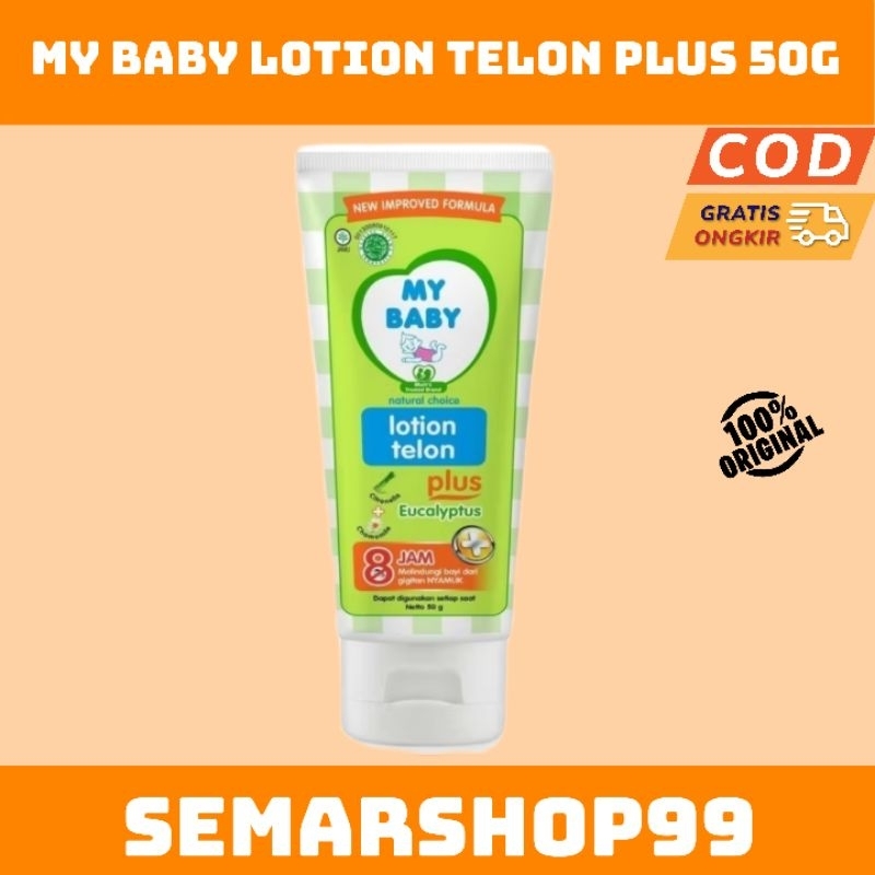 Jual MY BABY Lotion Anti nyamuk Telon Plus 50g | Shopee Indonesia