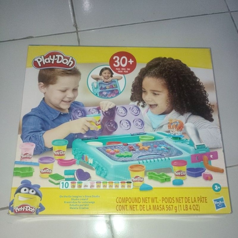 Jual Play-Doh On The Go Imagine & Store Studio with over 30 tools ...