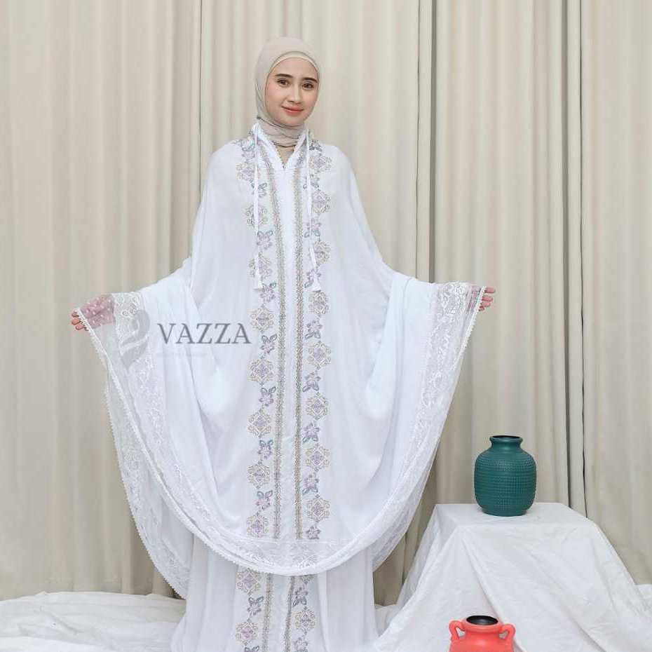 Jual Mukena Bordir Katun Rayon Putih 2in1 RAYANZZA PREMIUM | Shopee ...