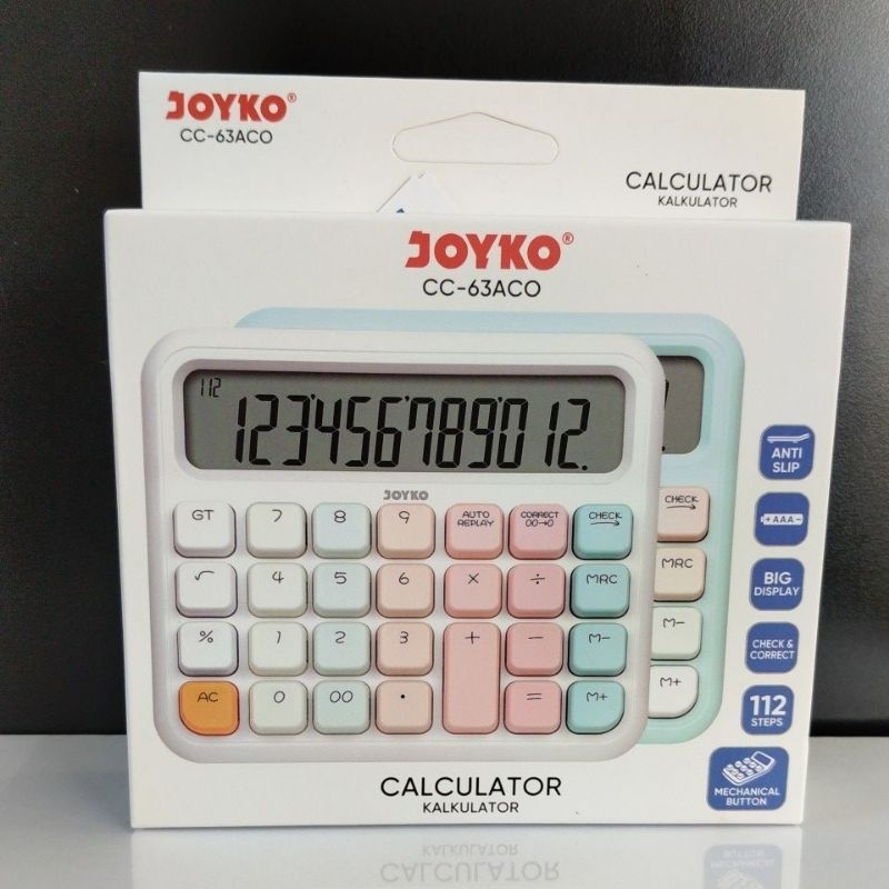 Jual JOYKO - Calculator Fancy 12 Digits / Kalkulator Lucu 12 Digit ...