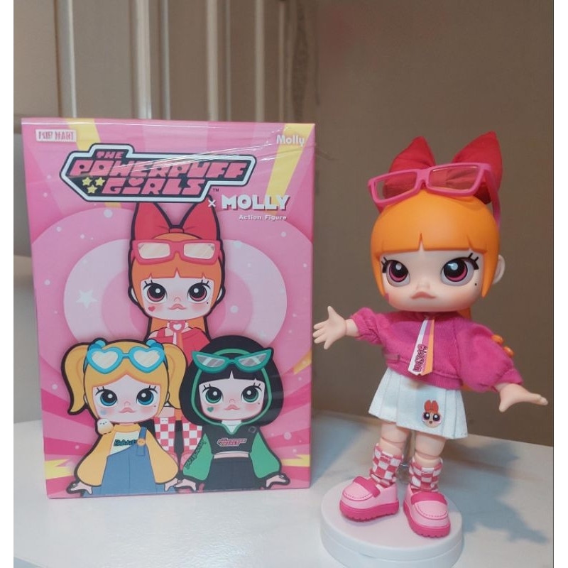 Jual Molly x Powerpuff Girls Blossom Action Figure Popmart Ready ...
