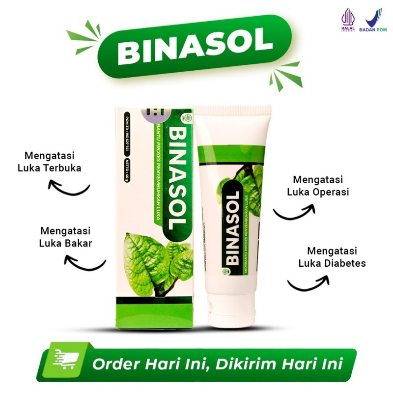 Jual Binasol Gel Salep Luka Pasca Operasi, Luka DIABETES, Luka Bakar ...