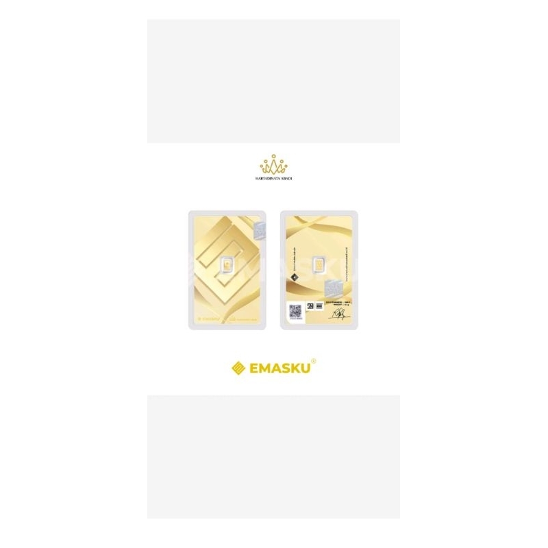 Jual LOGAM MULIA EMASKU, LM HRTA, HARTADINATA GOLD EMAS 0.1 GRM ...