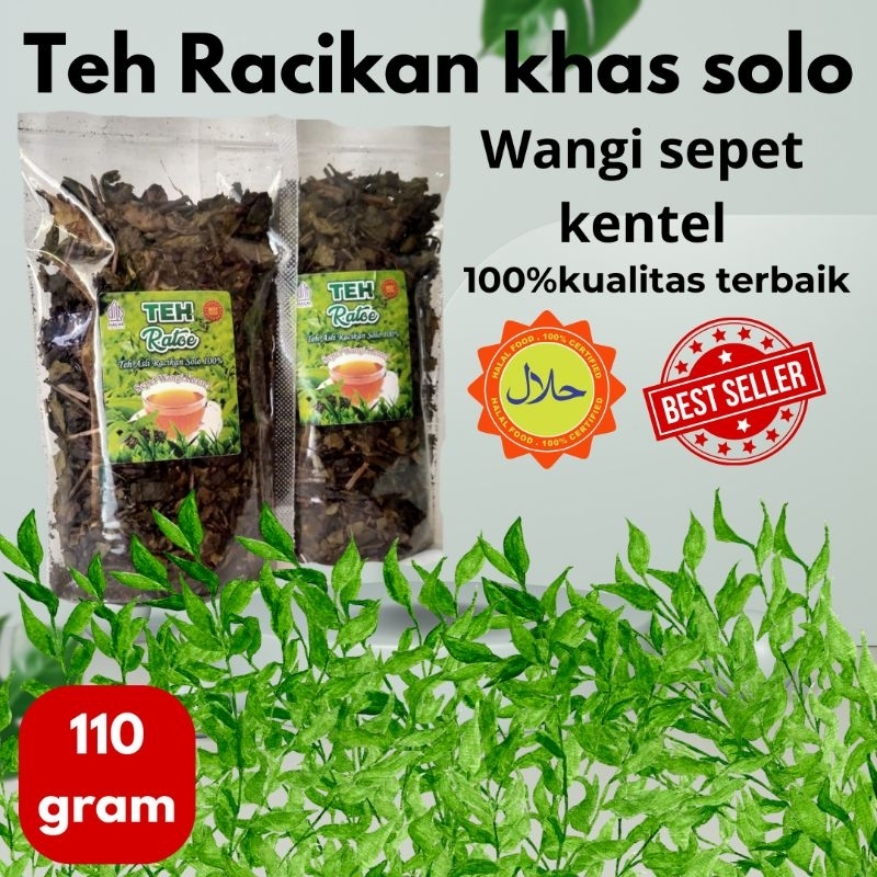 Jual Teh Ratoe 110 gr/teh racikan khas Solo /teh racik solo/teh racikan ...