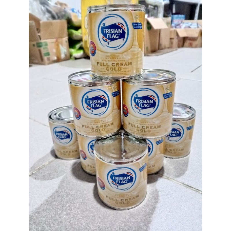 Jual Susu Frisian flag gold 370g/Bendera kaleng/susu Frisian flag ...